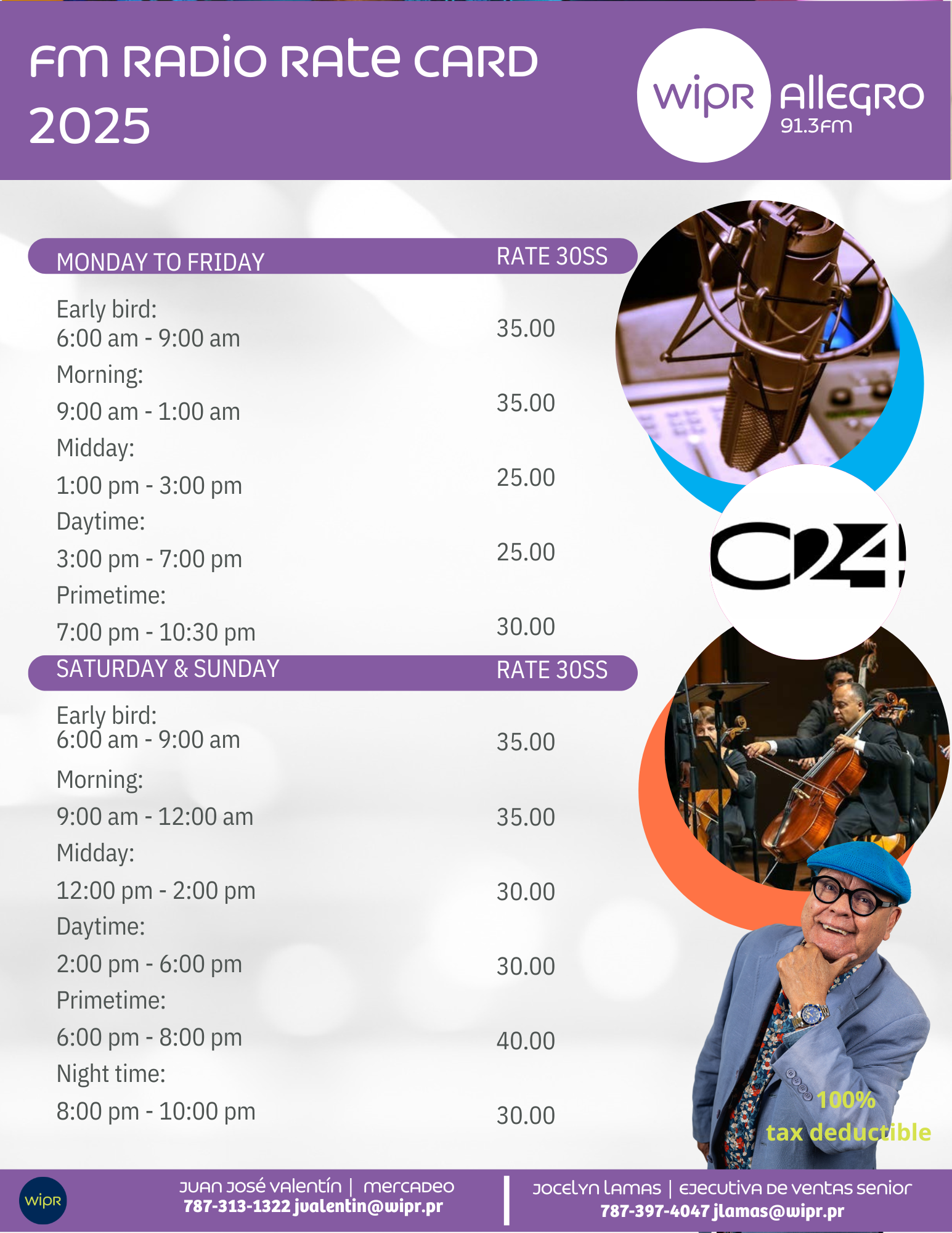 Upfront 2025 - Información Oficial - WIPR