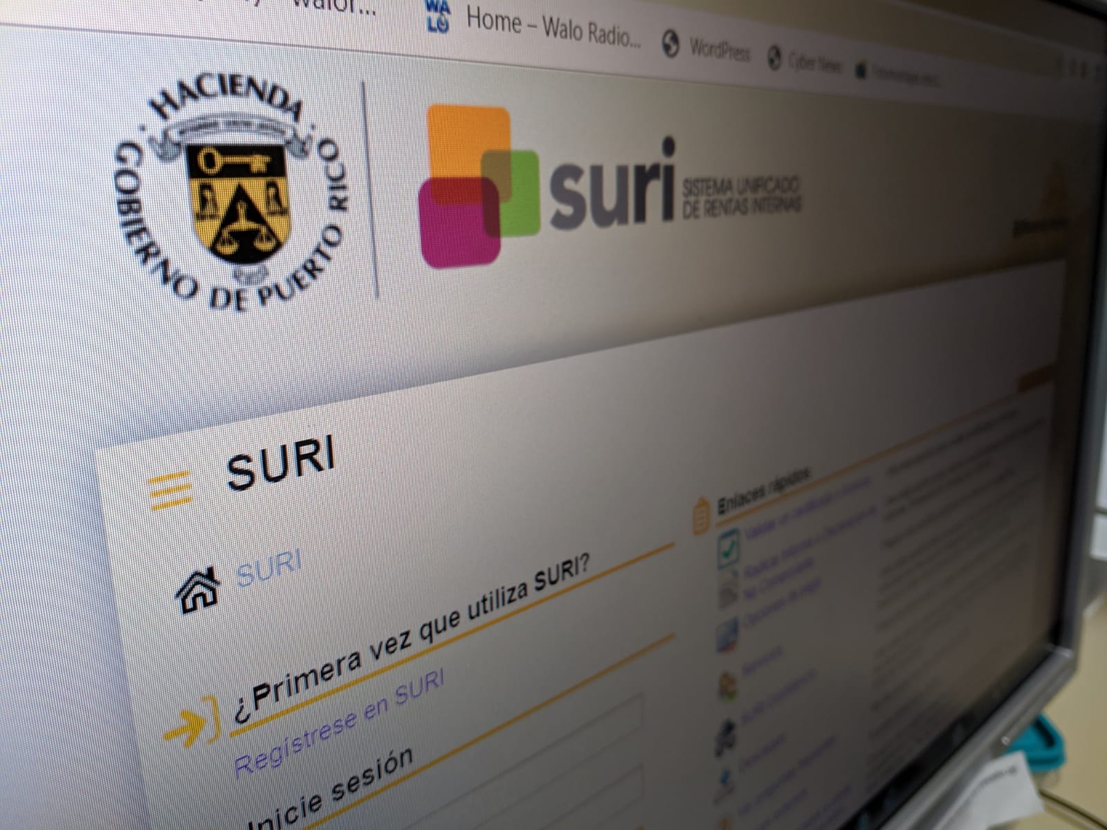 Hacienda invita a los contribuyentes a registrarse en el sistema SURI ...