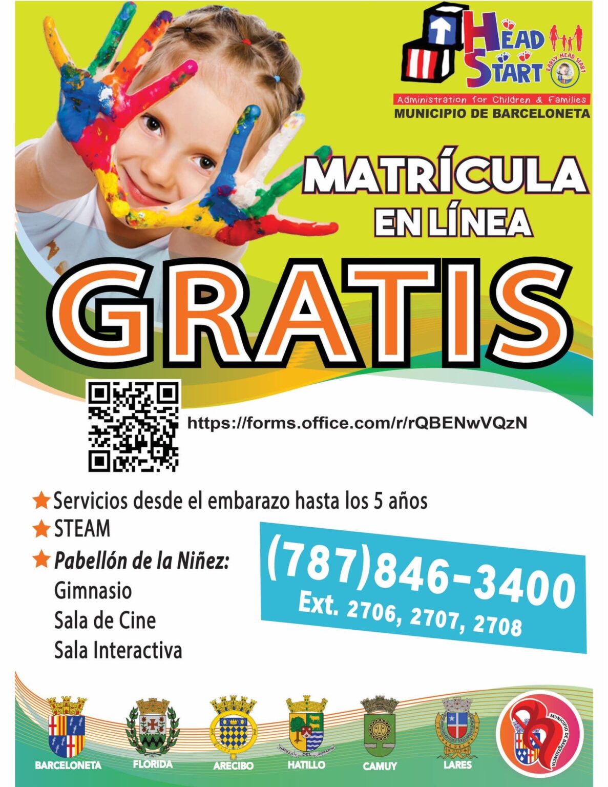 Programa Head Start de Barceloneta anuncia matrícula en línea - WIPR