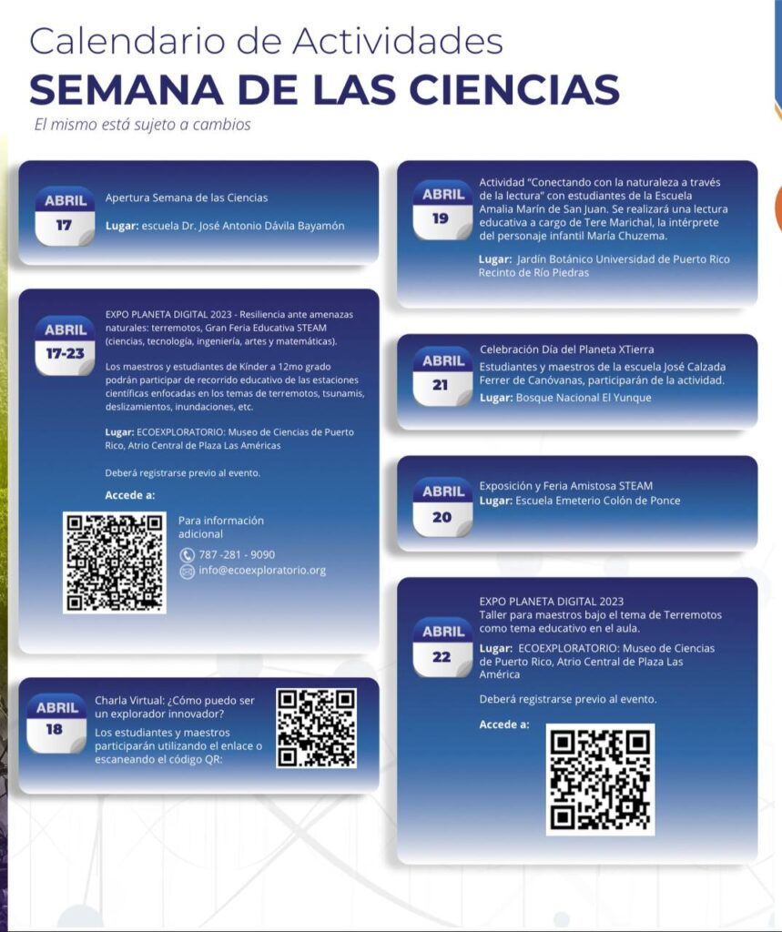 Educación celebra “La Semana de las Ciencias” con amplia oferta ...