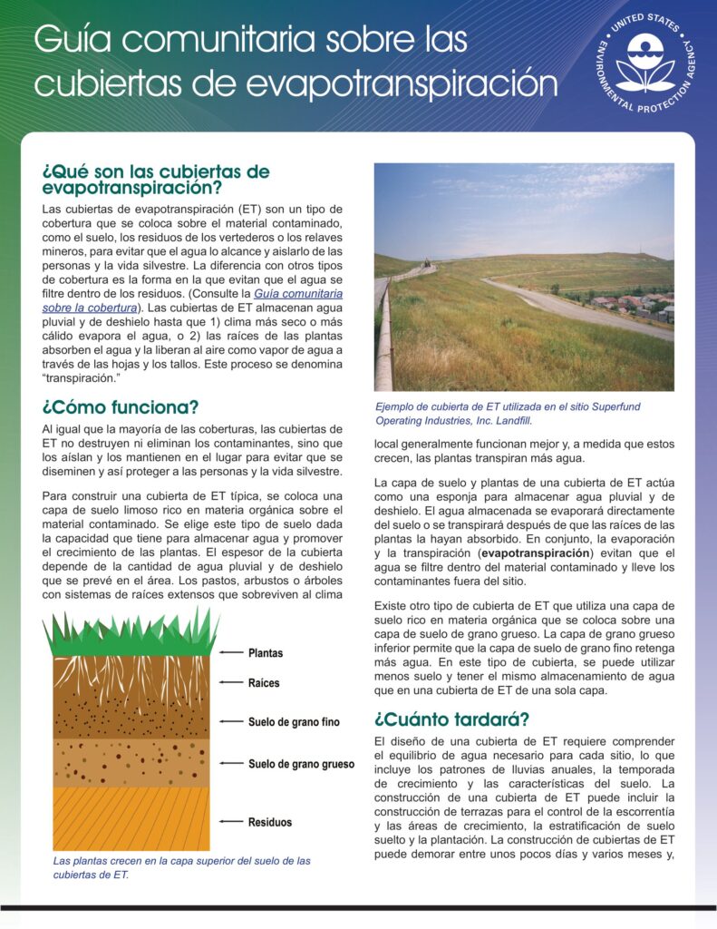 La EPA y el DRNA ofrecerán taller sobre cubiertas de vertederos costo ...