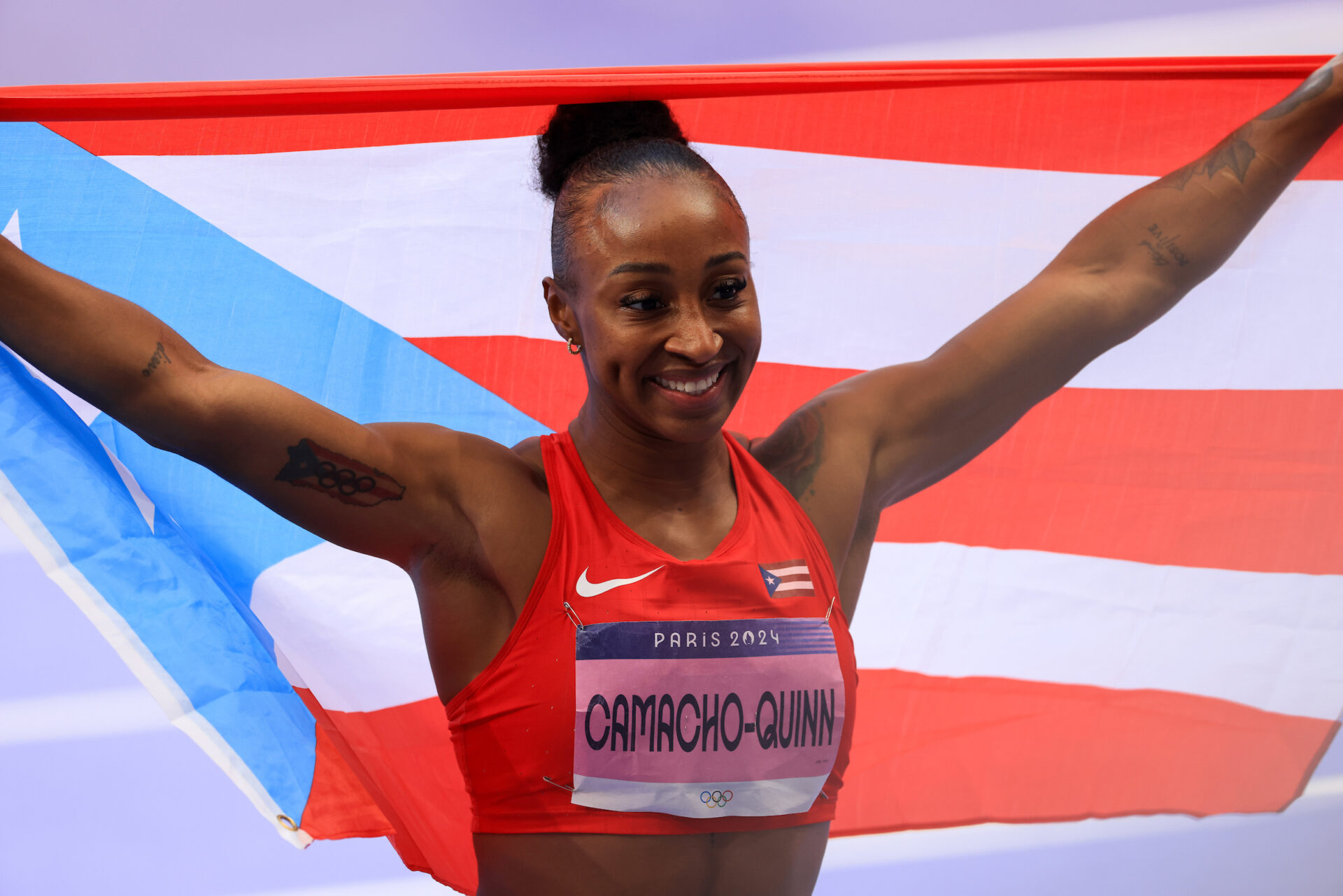 Alegría y lágrimas por Jasmine Camacho Quinn en París 2024 • WIPR